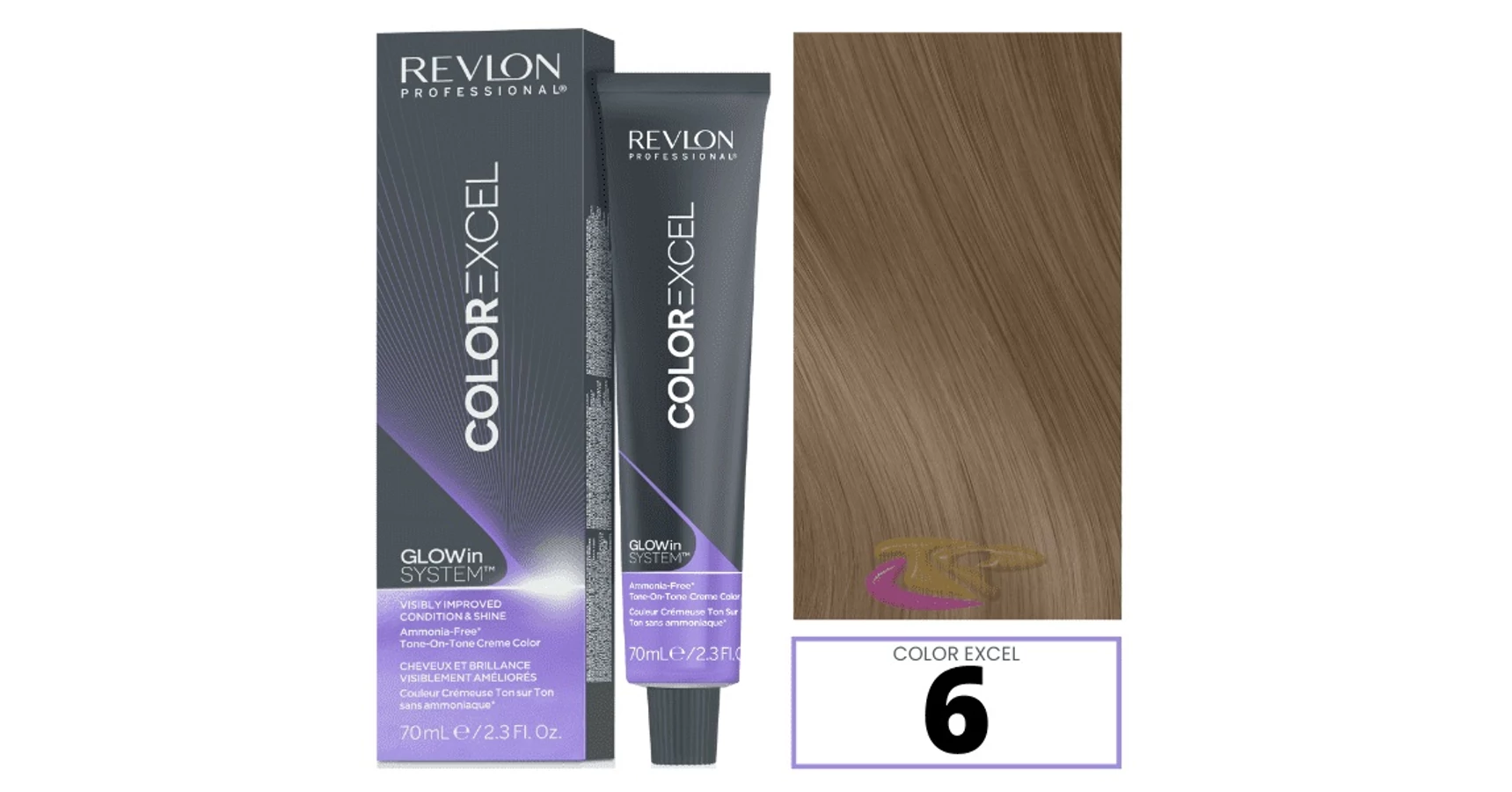 Revlon Color Excel Glowin System hajszínező 6 - Revlon - Fodrászellátó ...